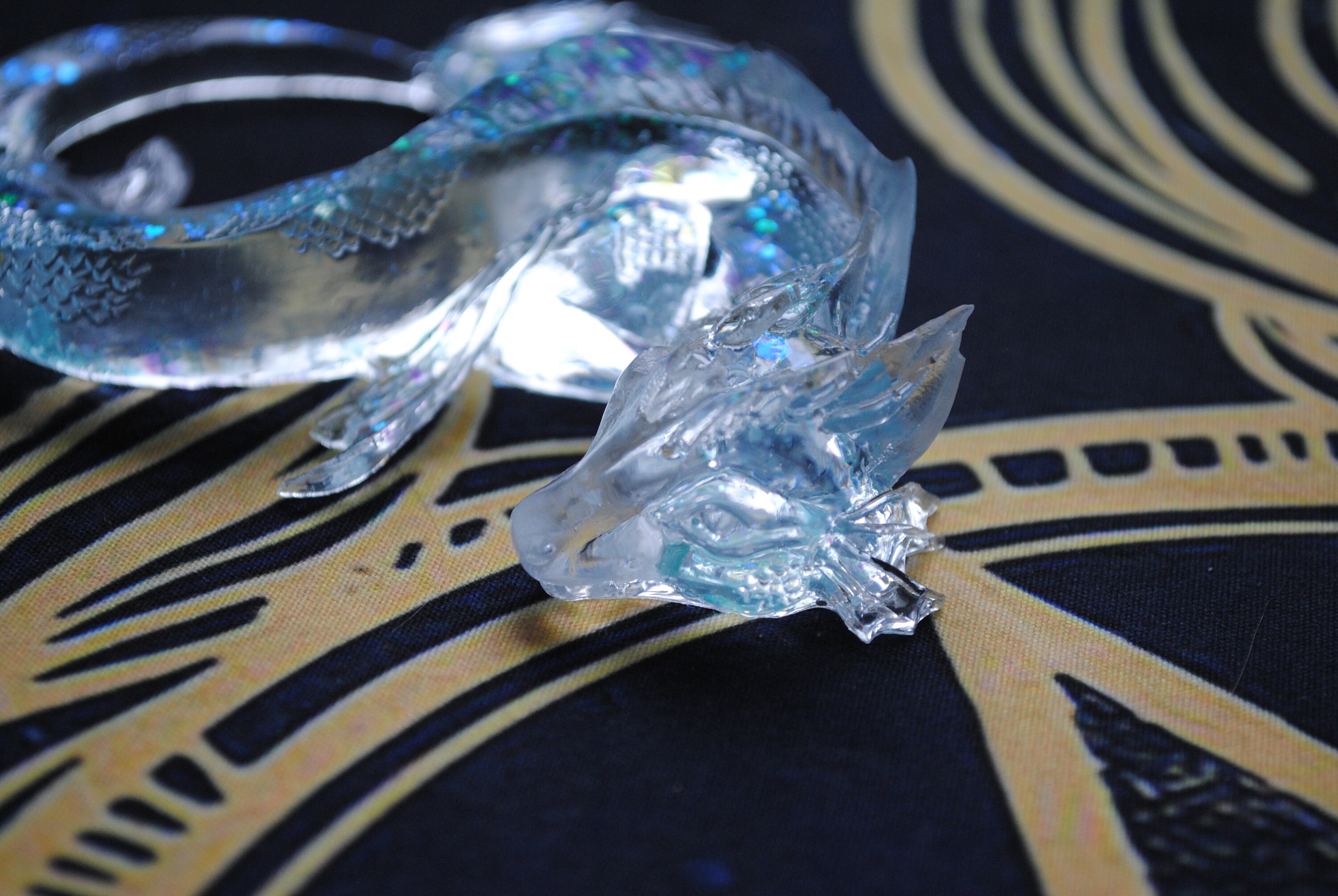 Water Dragon Resin Figurine - Etsy