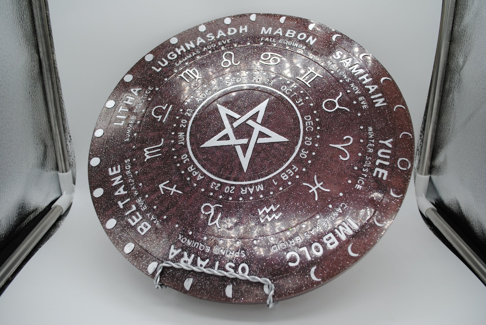 12 Wheel of the Year Altar Divination Plate - Etsy