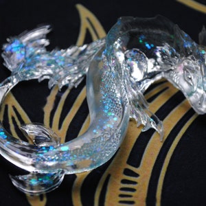 Water Dragon Resin Figurine - Etsy
