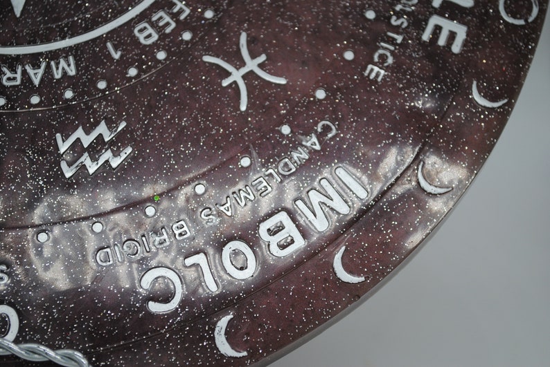 12" Wheel of the Year Altar Divination Plate - Customizable - Etsy