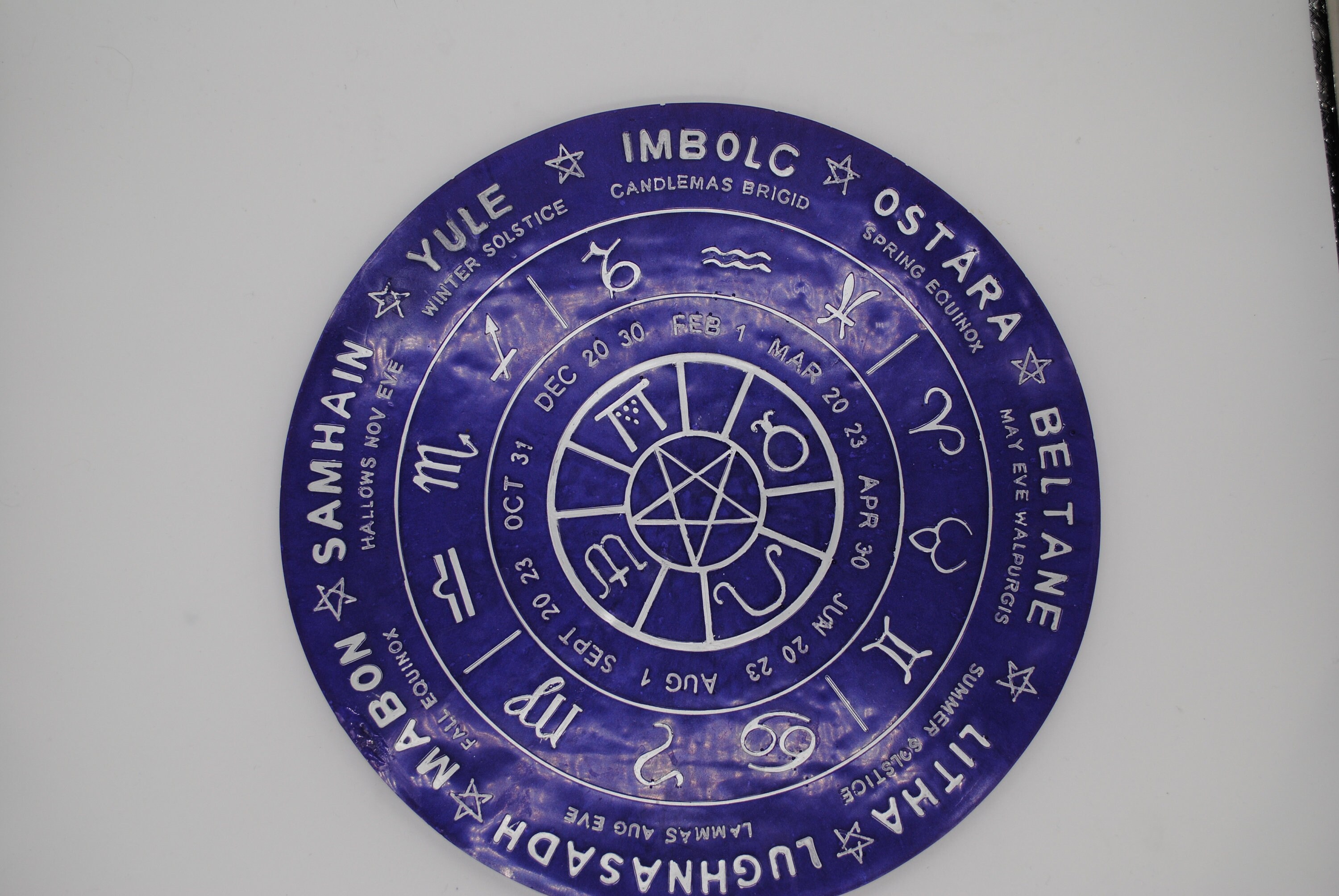 Wheel of the Year Altar Divination Plate - Customizable - Etsy