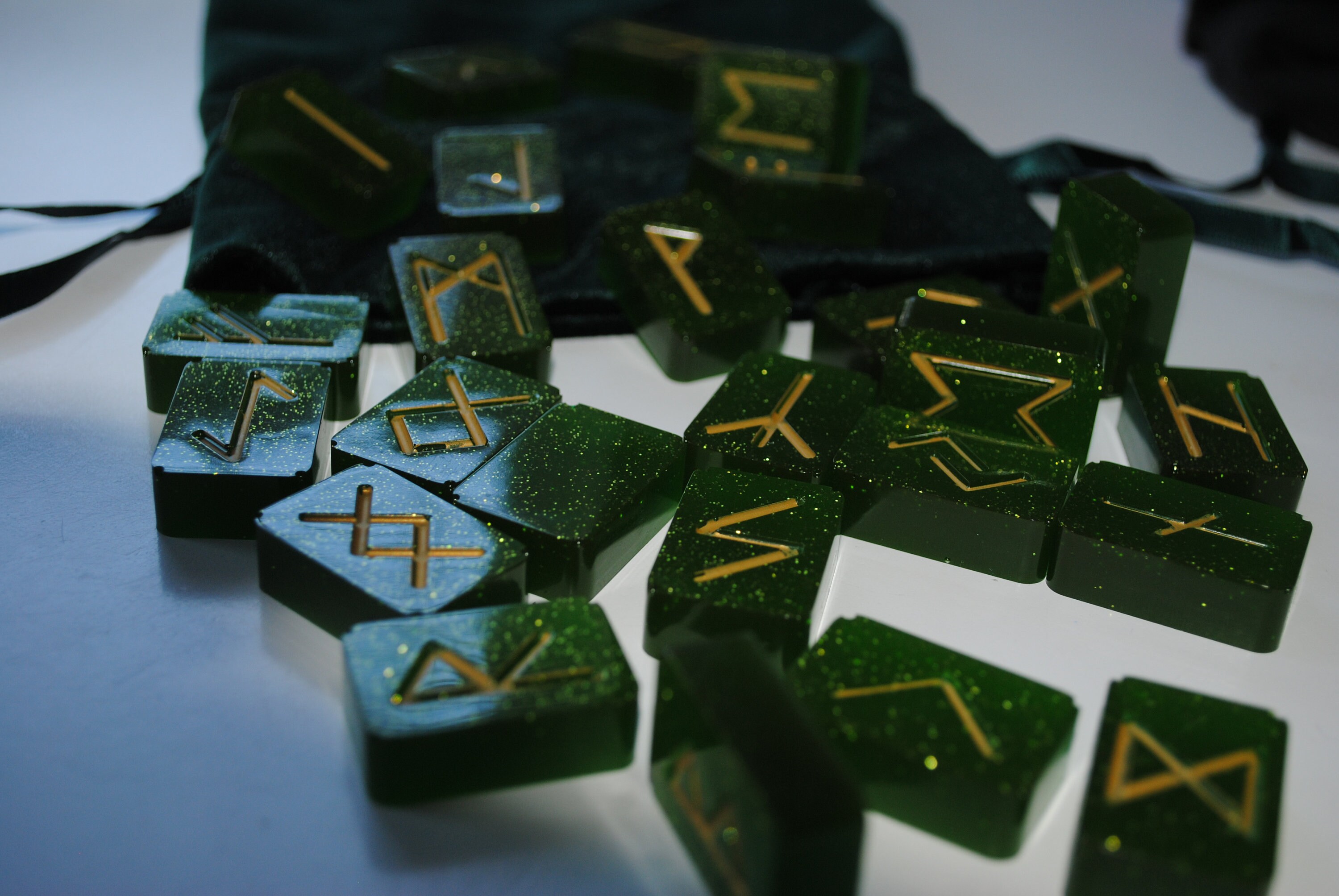 Elder Futhark Runes Witch Ancient Modern Divination Set - Etsy