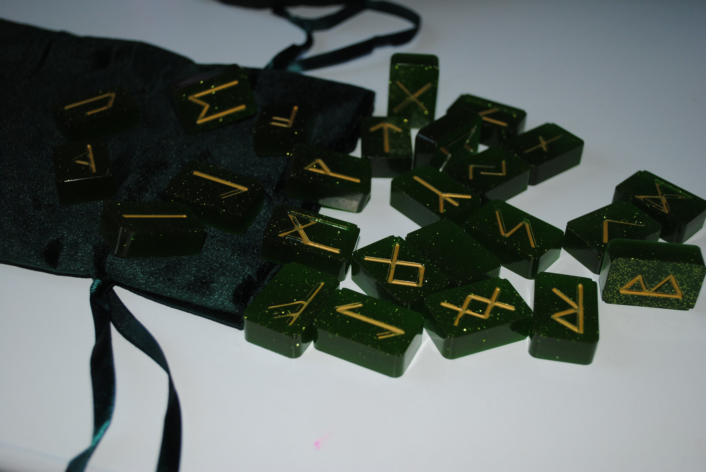 Elder Futhark Runes Witch Ancient Modern Divination Set - Etsy