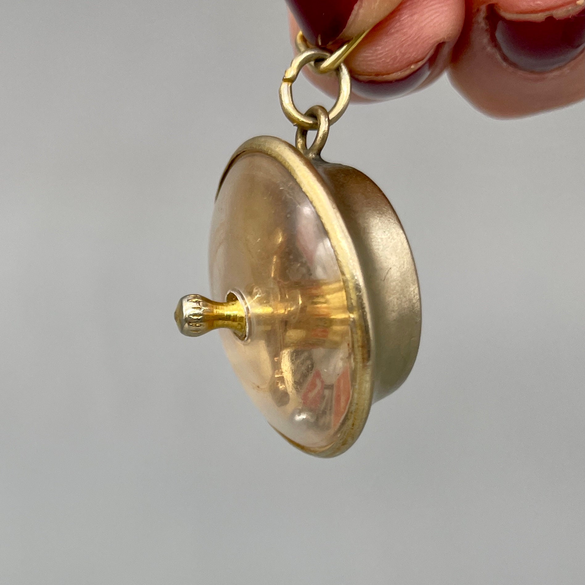 A Very Unusual Vintage Working Roulette Wheel Pendant Made - Etsy