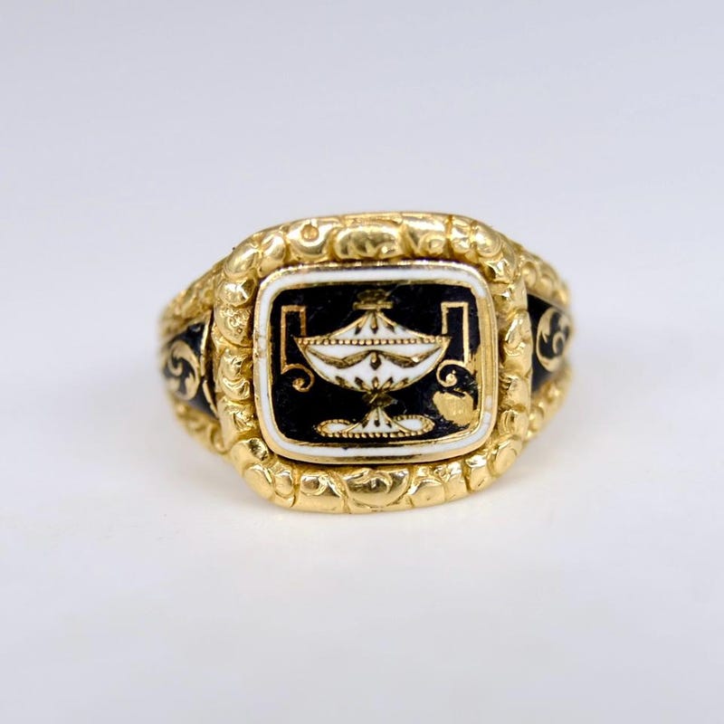 Mourning Ring - Etsy