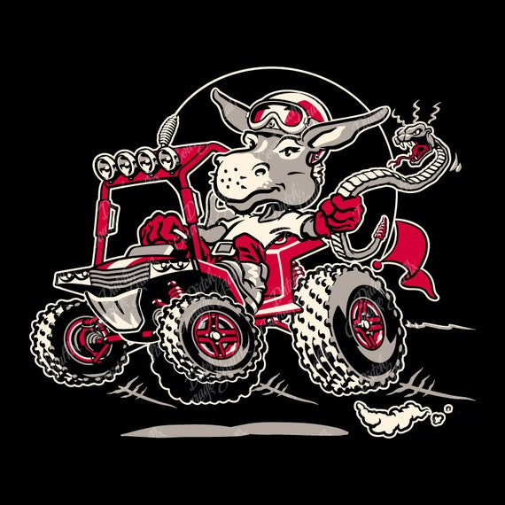 Wild Burro Donkey Mule Riding UTV Digital Vector File PMS | Etsy