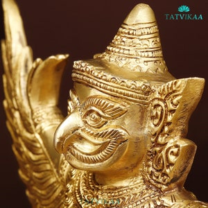 Garuda Statue in Brass . Home Decor. - Etsy