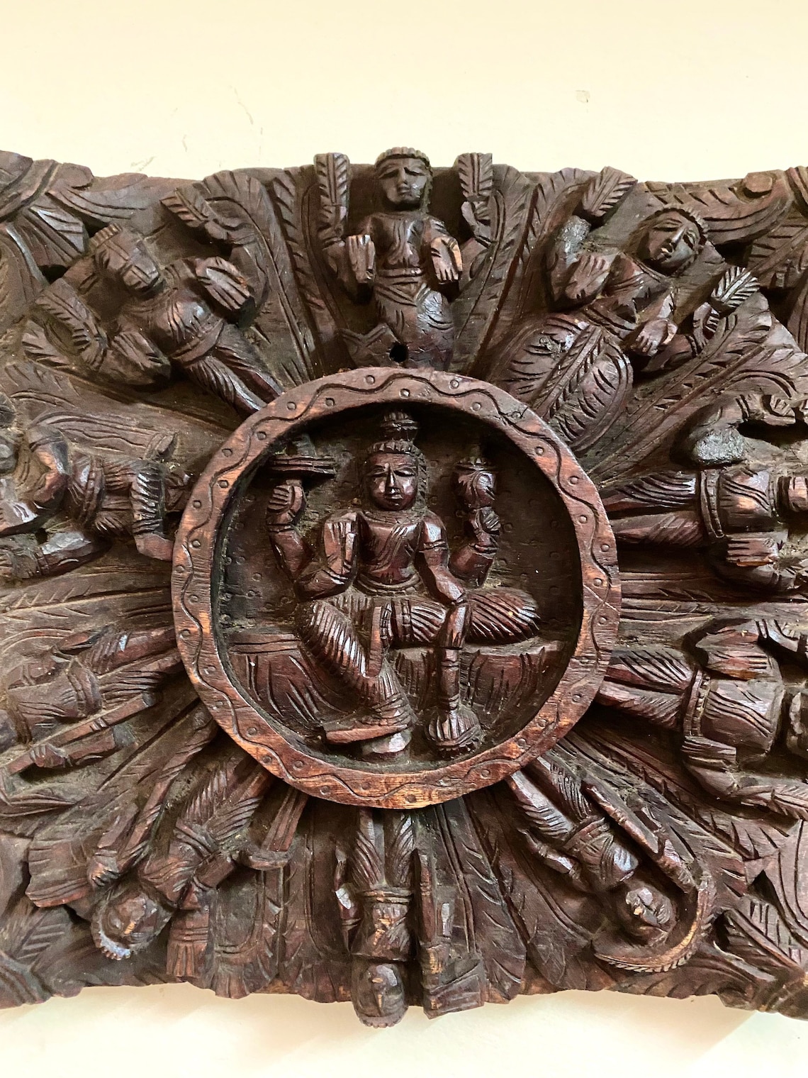 Dashavatar Hand Carved in Wood. Lord Bishnu Dashavatar in - Etsy