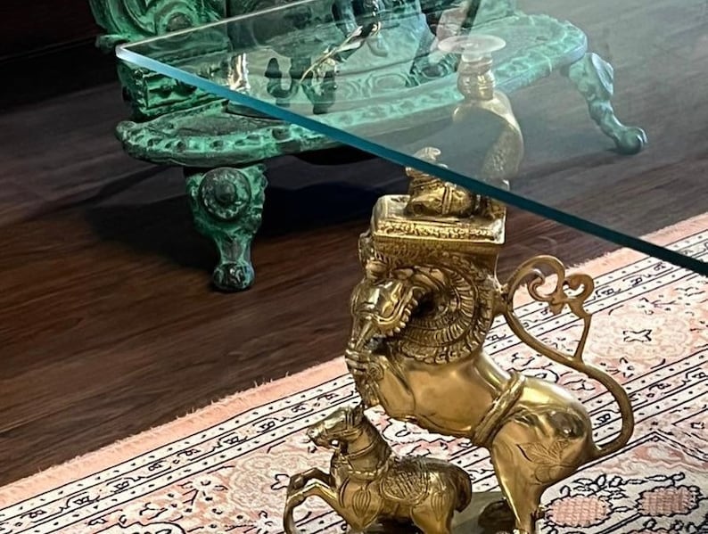 Brass Yazhis /mythical Yali Table Legs Set of 4 Exclusive - Etsy