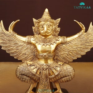 Garuda Statue in Brass . Home Decor. - Etsy