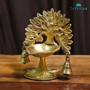 Brass Diya for Home Temple Oil Wick Lamp . Home Decor . - Etsy