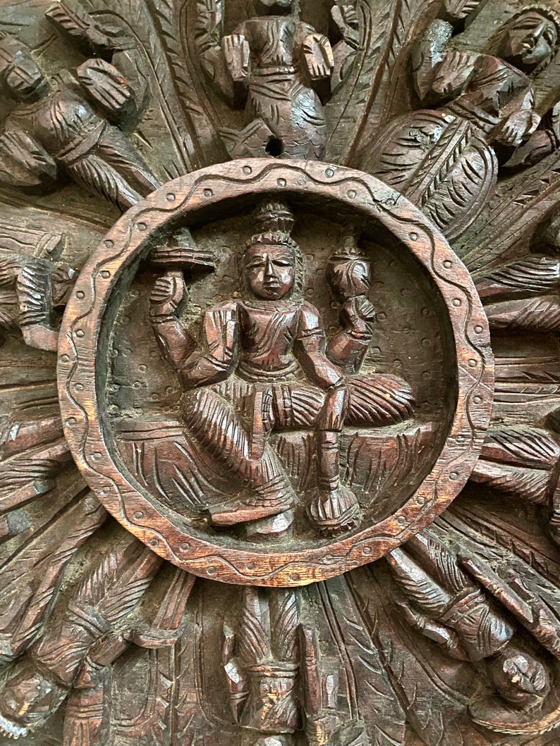 Dashavatar Hand Carved in Wood. Lord Bishnu Dashavatar in - Etsy