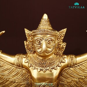 Garuda Statue in Brass . Home Decor. - Etsy