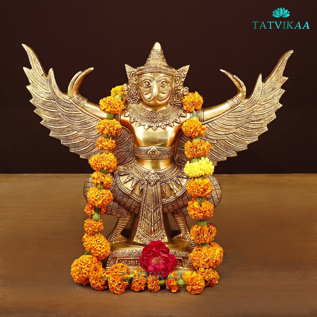 Garuda Statue in Brass . Home Decor. - Etsy