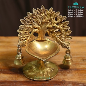 Brass Diya for Home Temple Oil Wick Lamp . Home Decor . - Etsy