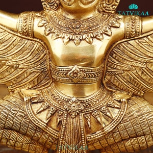 Garuda Statue in Brass . Home Decor. - Etsy