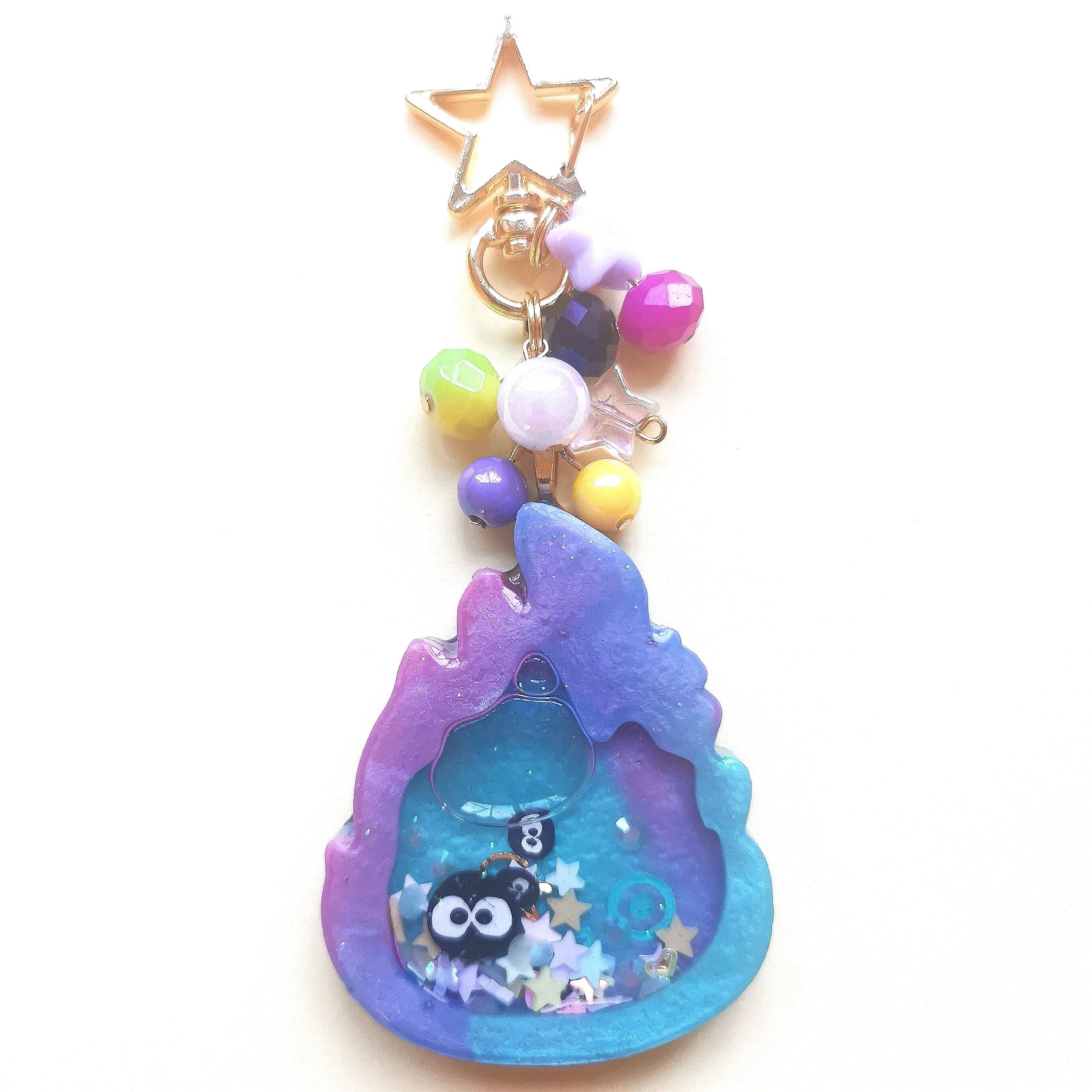 Resin Anime Keychain Charms Shaker - Etsy UK
