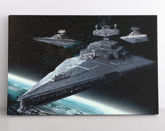 Star Destroyer Canvas Art - Etsy