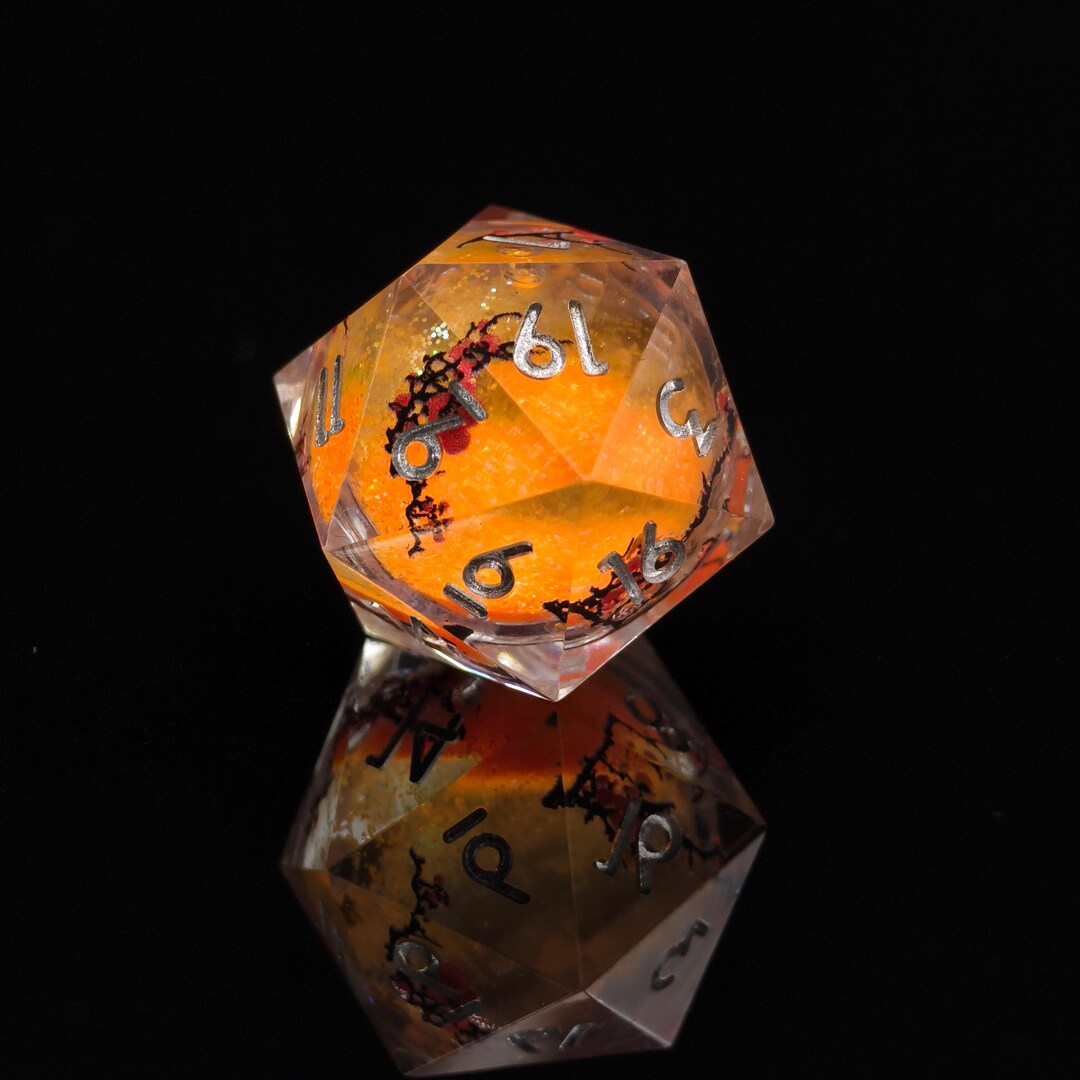 Plum Blossom Dnd Liquid Core Dice Set for Role Playing Games - Sharp ...