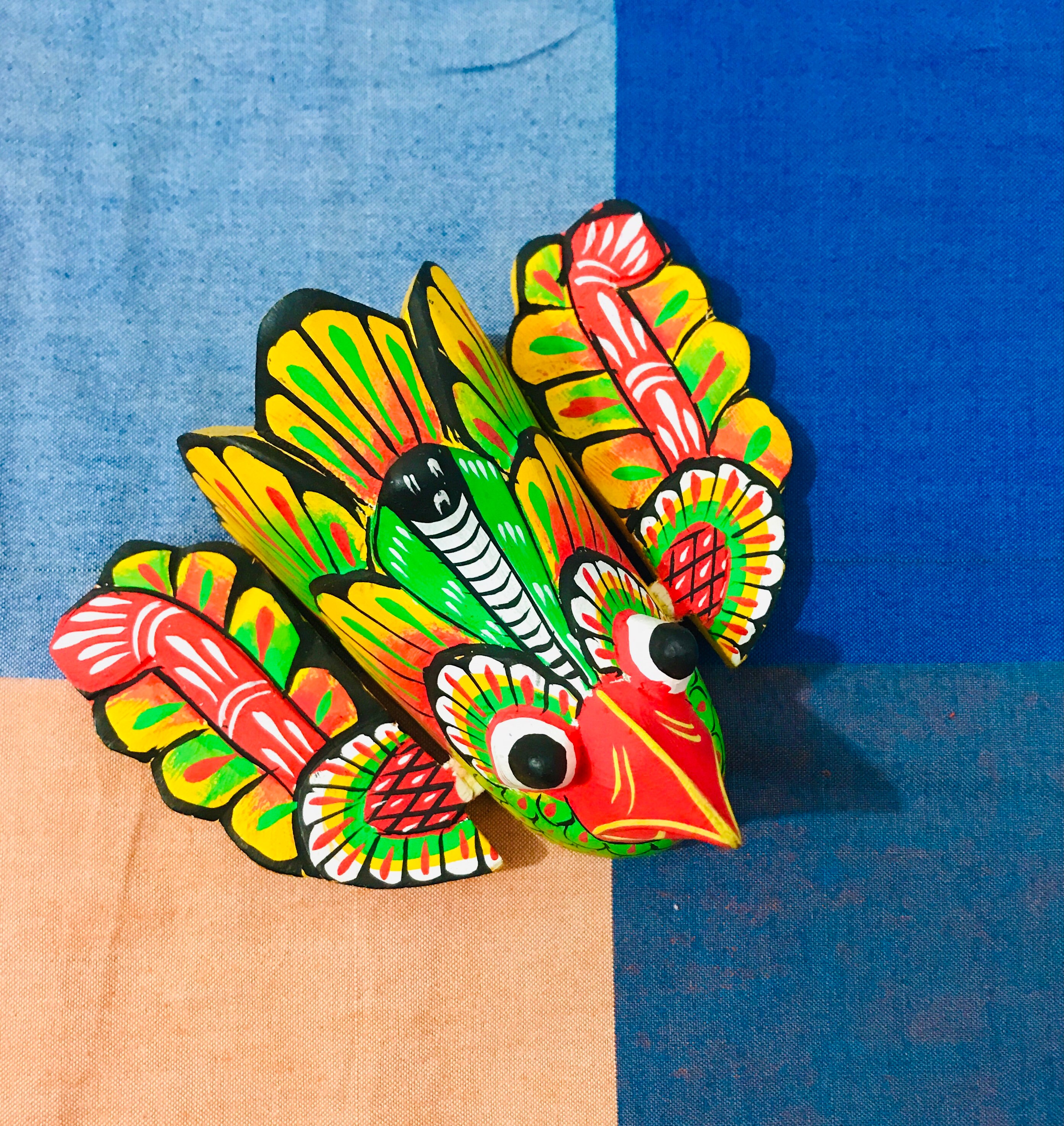 Sri Lankan Traditional Mask Demon Devil Gurulu Raksha Colorful Wall ...