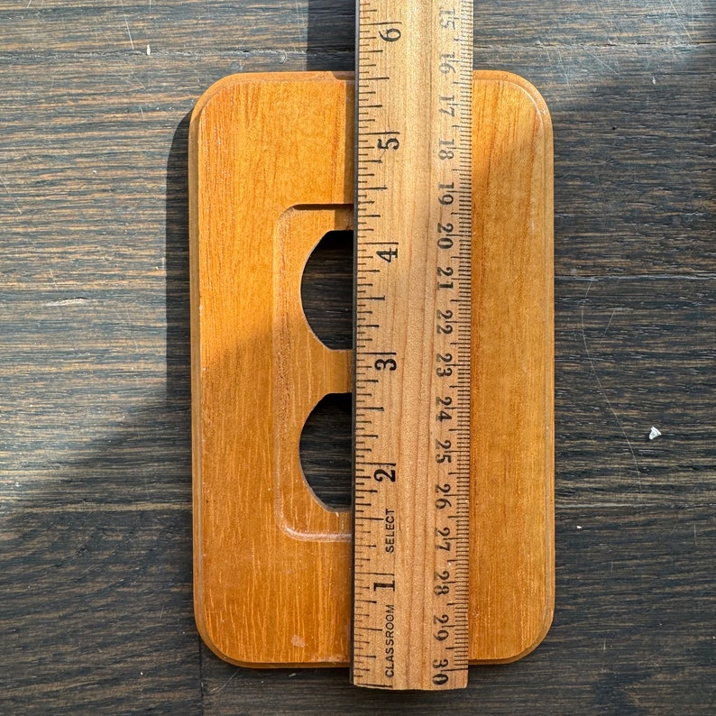 Vintage Traditional Wood Outlet Cover - Etsy