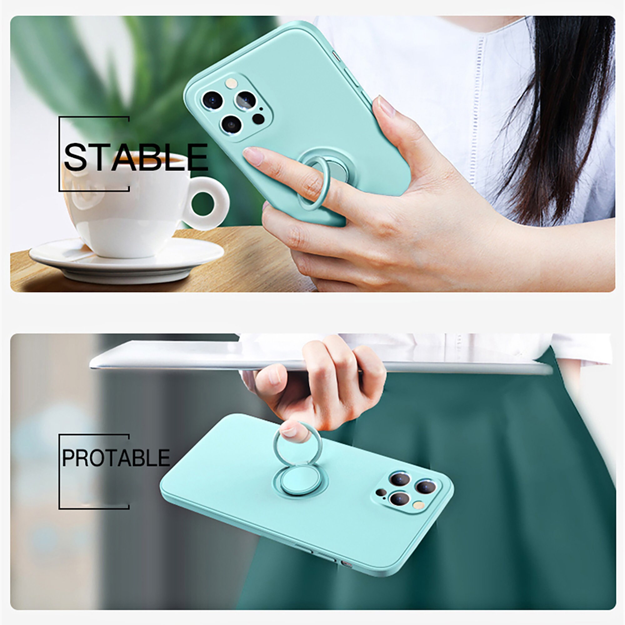 Iphone 12 Pro Case With Ring Holder Kickstand 6.1 Inch 2020 | Etsy