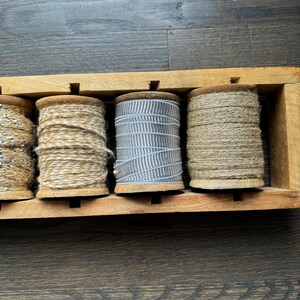 Six Twine Set With Solid Wood Holder - Etsy