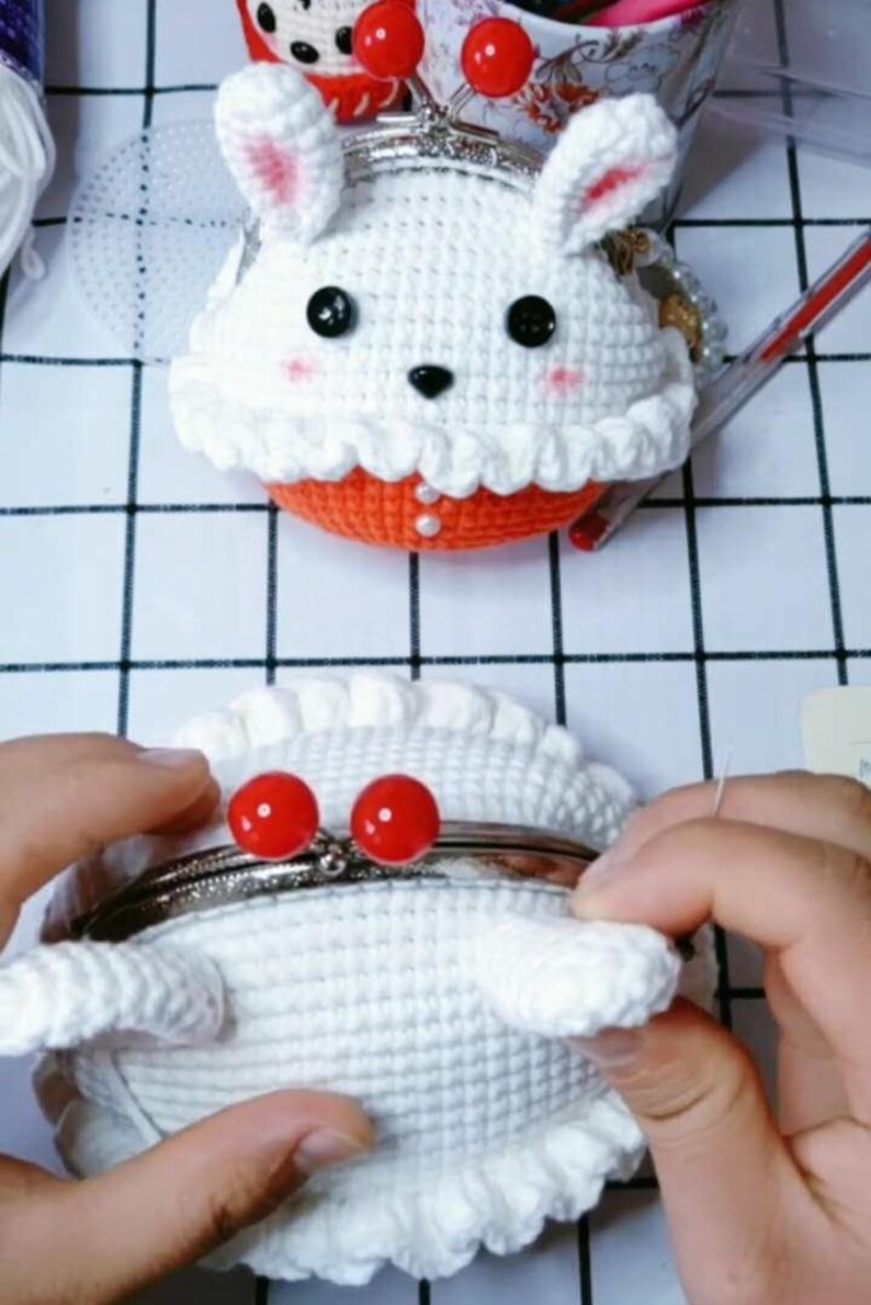 Crochet Coin Purse Handmade Woolen Knitting Handmade Coin - Etsy
