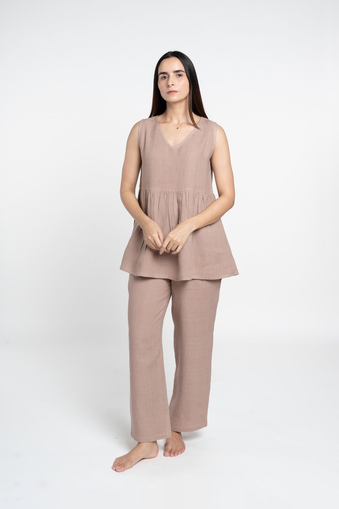 Linen Co-ord Set, Cord Set for Women, Co-ord Set, Party Wear Co-ord Set ...