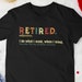 Retired Adjective Funny Printing Tshirt PNG/ JPEG / AI Digital File ...