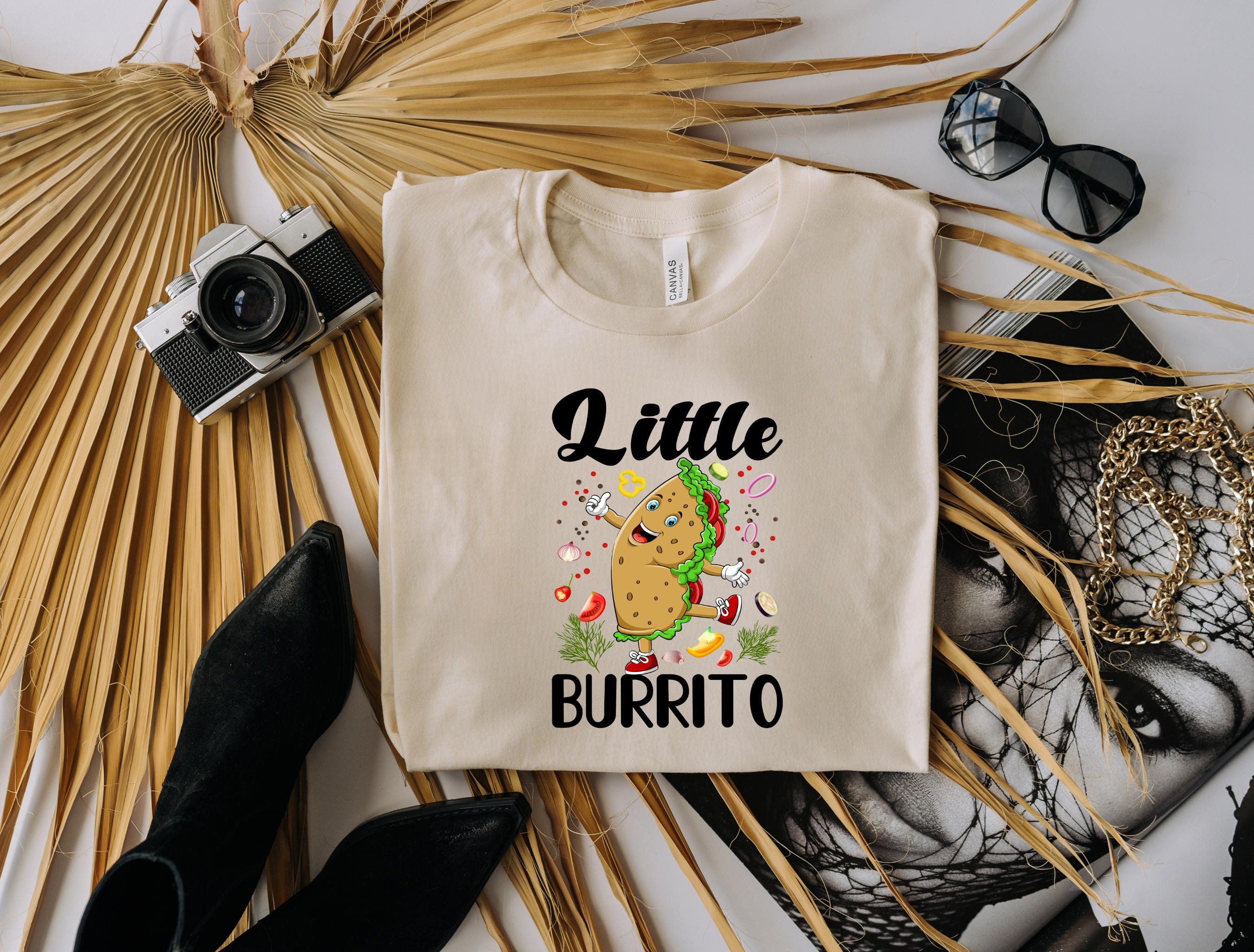 Cute Little Burrito Clipart, Funny Food Design (PNG, EPS) - Etsy