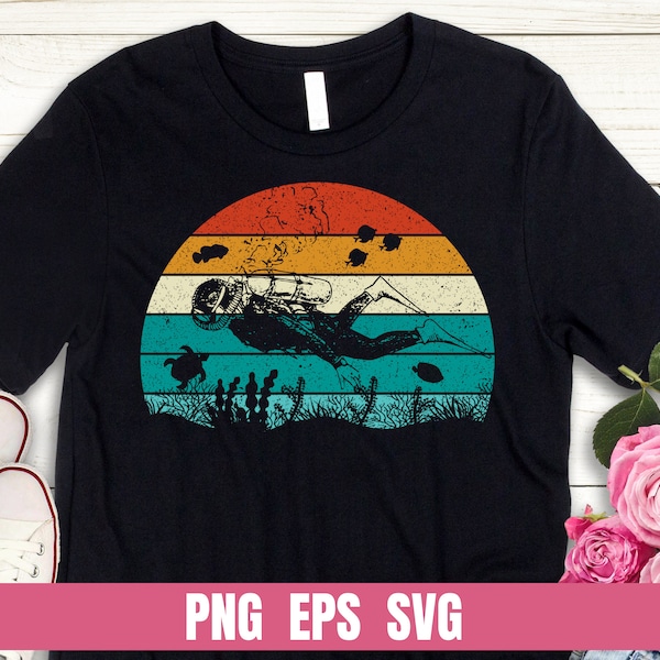Scuba Diving Svg - Etsy