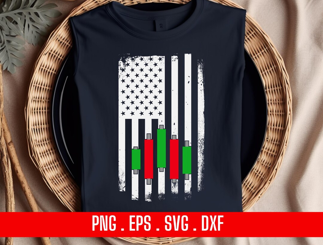 Trading Stocks USA Flag Digital Download PNG, Investing Sublimation ...