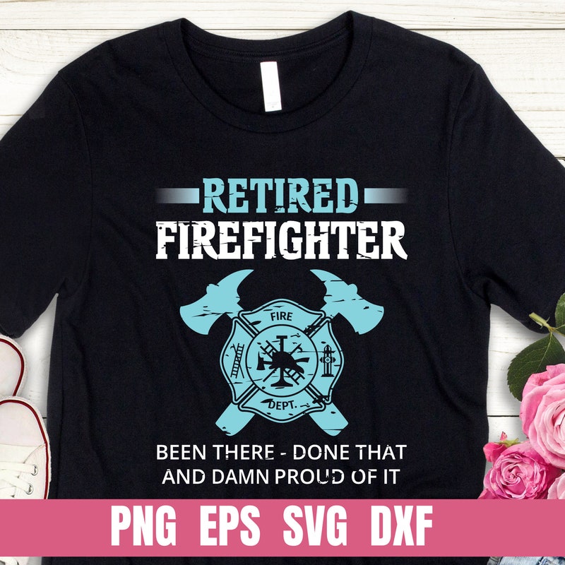 Retired Firefighter - Etsy