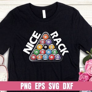 Design Png Eps Svg Dxf Nice Rack Billiards Balls Printing Sublimation ...