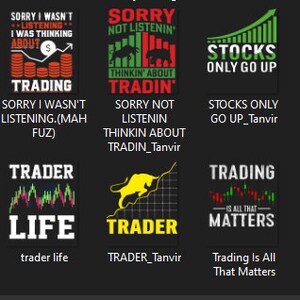 Forex Trading T-shirt Designs Bundle, DTG Sublimation PNG EPS (digital ...