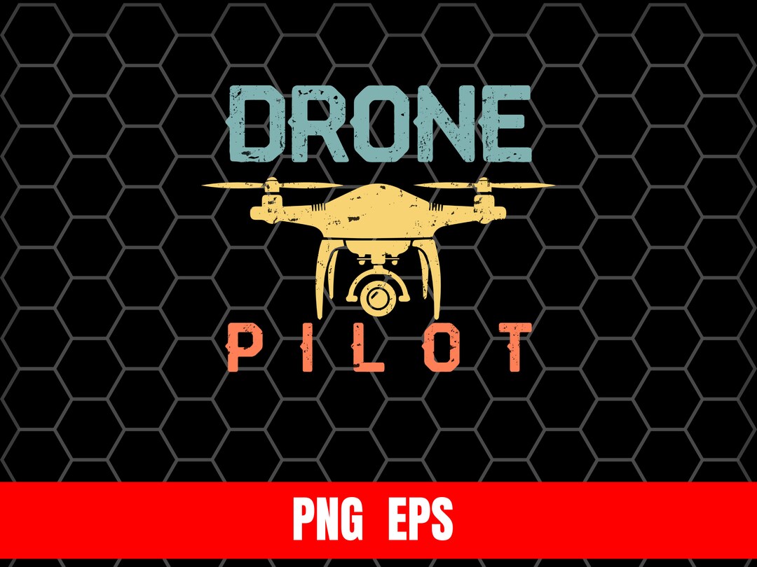 Design Png Eps Flying Drone Pilot Printing Sublimation Tshirt Digital ...