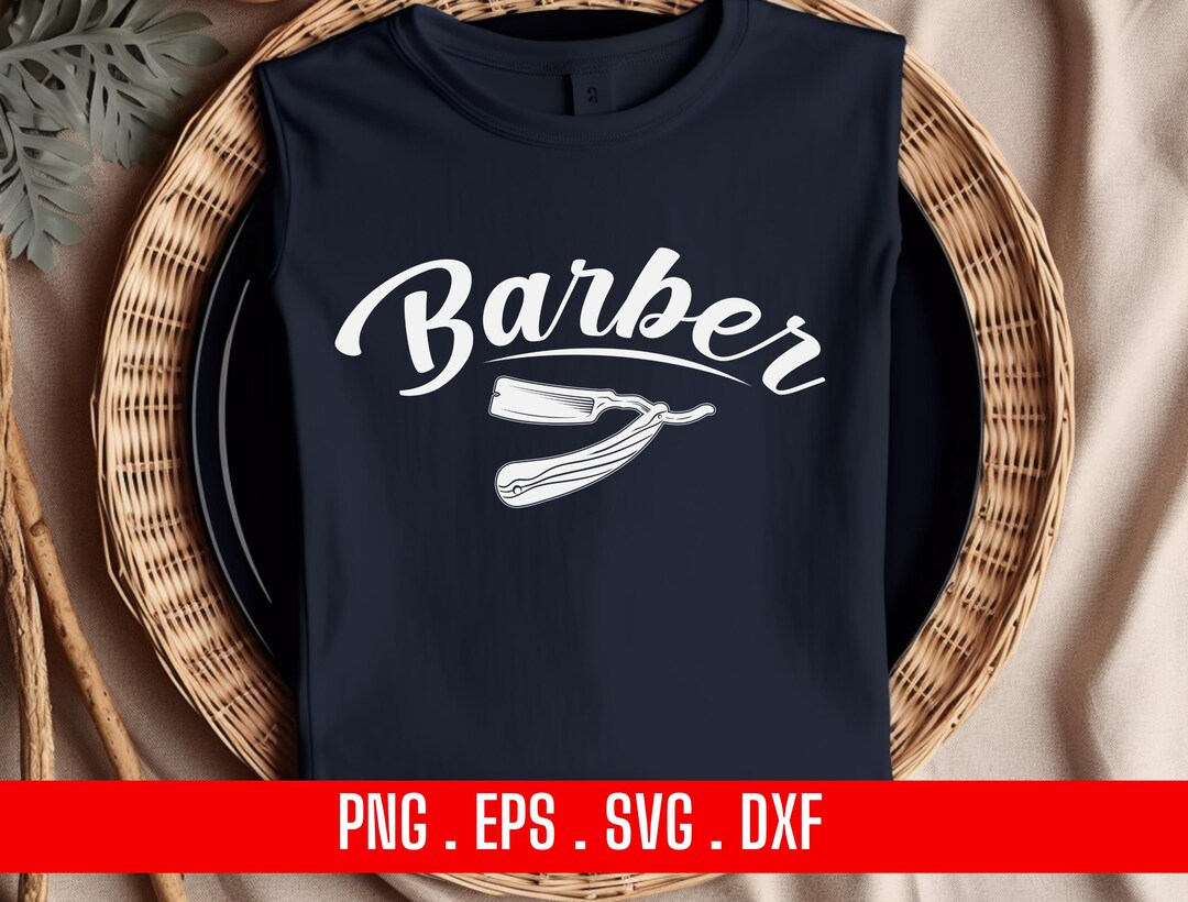 Barber Equipment Razor Png Eps Dxf Svg Design Printing T-shirt Digital ...