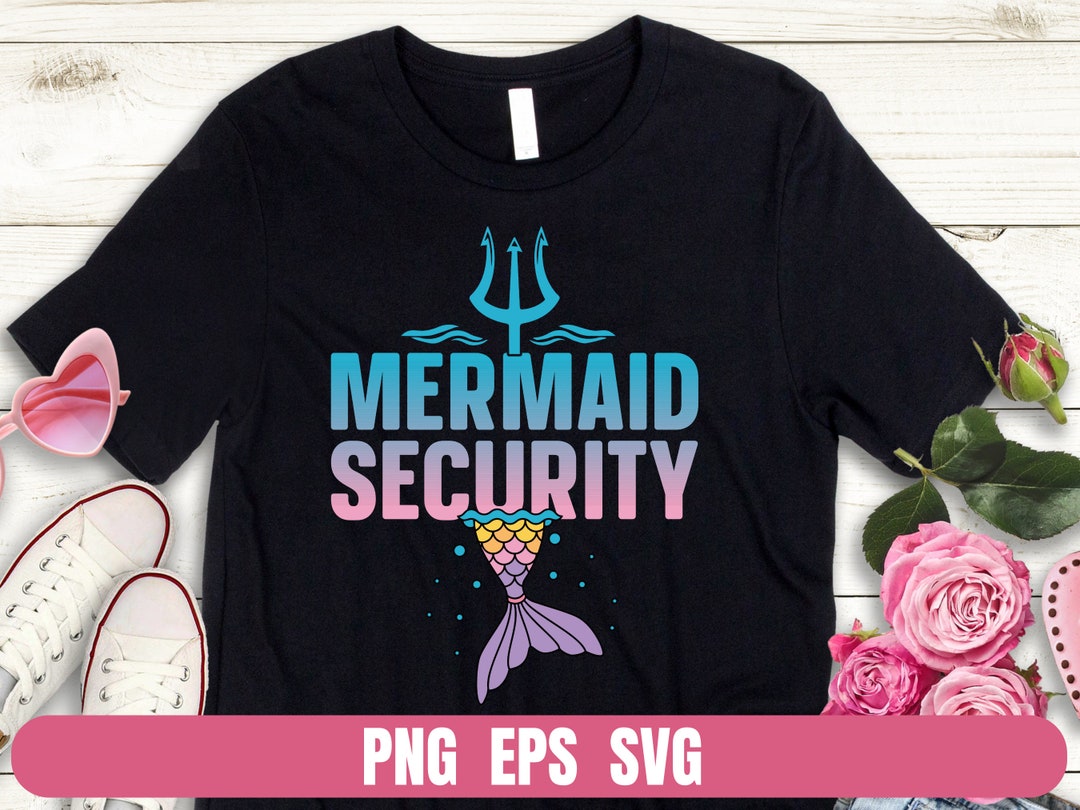 Design Png Eps Svg Mermaid Security Printing Tshirt Digital File ...