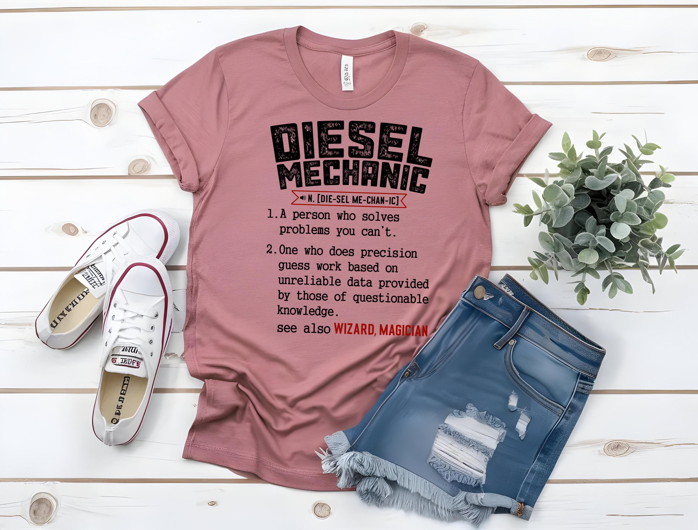 Design Png Eps Svg Dxf Funny Diesel Mechanic Meaning Printing ...