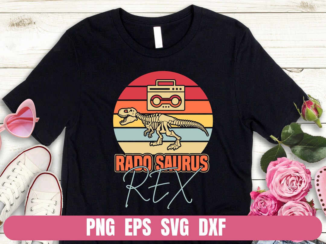 Rado Saurus Dinosaur Radiography Rex Design Png Eps Svg Dxf Printing ...