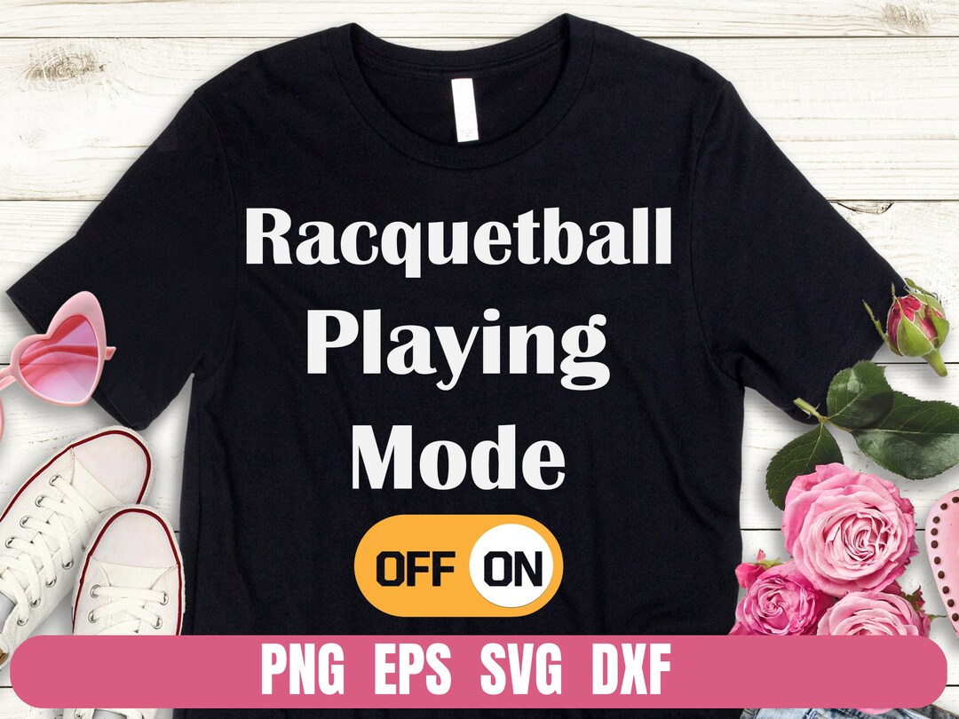 Racquetball Playing Mode on Design Png Eps Svg Dxf Printing Sublimation ...