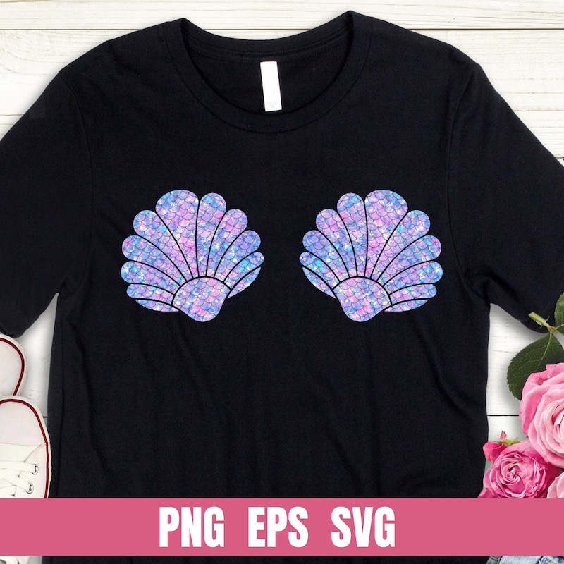 Shell Bra Svg - Etsy