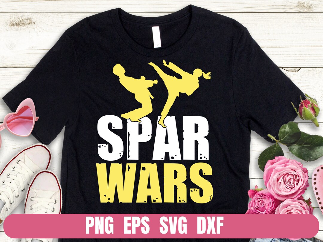Spar Wars Taekwondo Design Png Eps Svg Dxf Printing Sublimation Tshirt ...