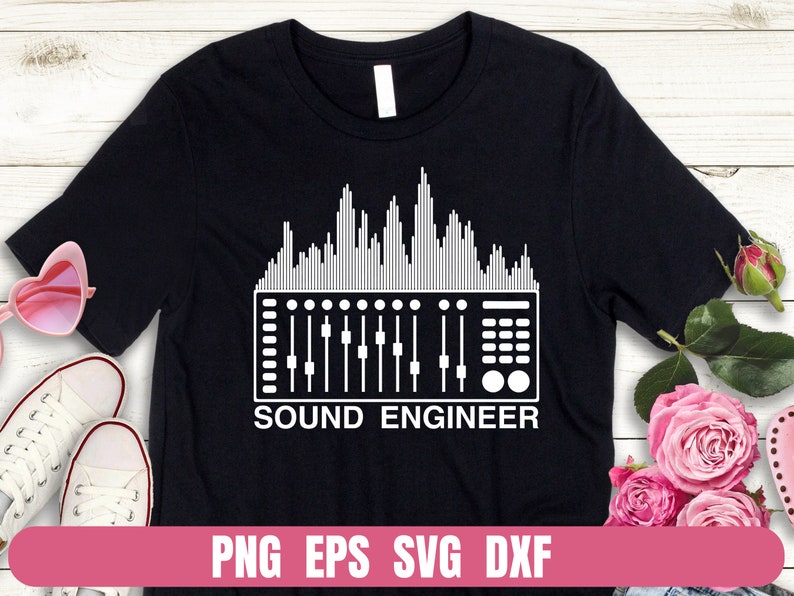Design Png Eps Svg Dxf Sound Engineer Job Printing Sublimation - Etsy