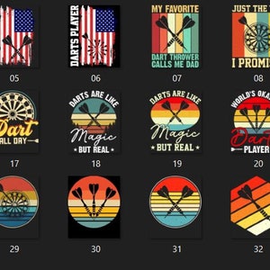 32 Bundle Design Png Eps Dart Sports Printing Sublimation Tshirt PNG ...