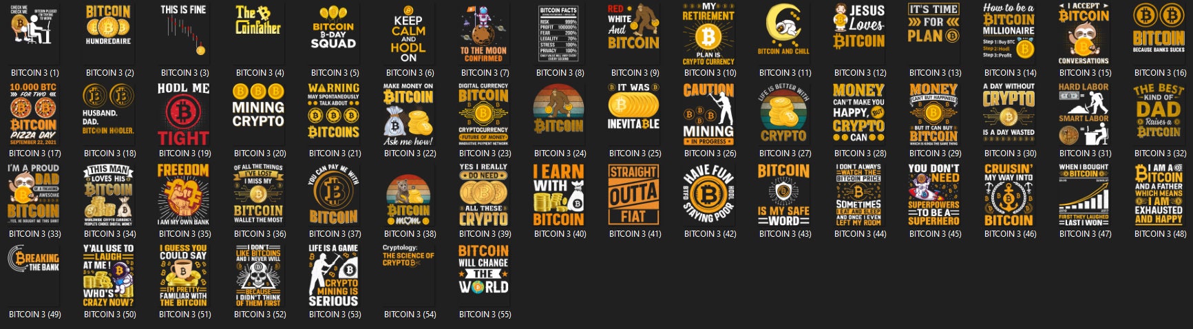 200 Bundle Design Png and EPS Cryptocurrency Bitcoin Btc - Etsy