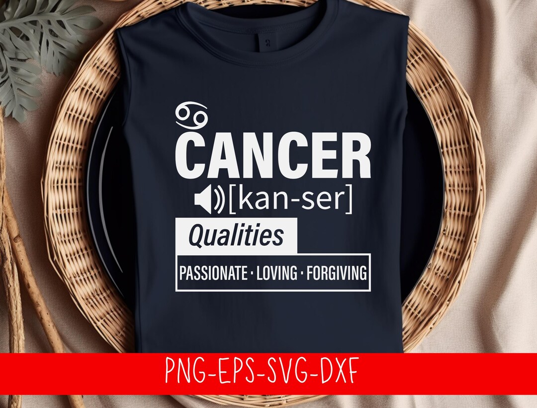 Cancer Zodiac Svg Png Eps Dxf | Birthday Star Sign Cut File | Cancer ...