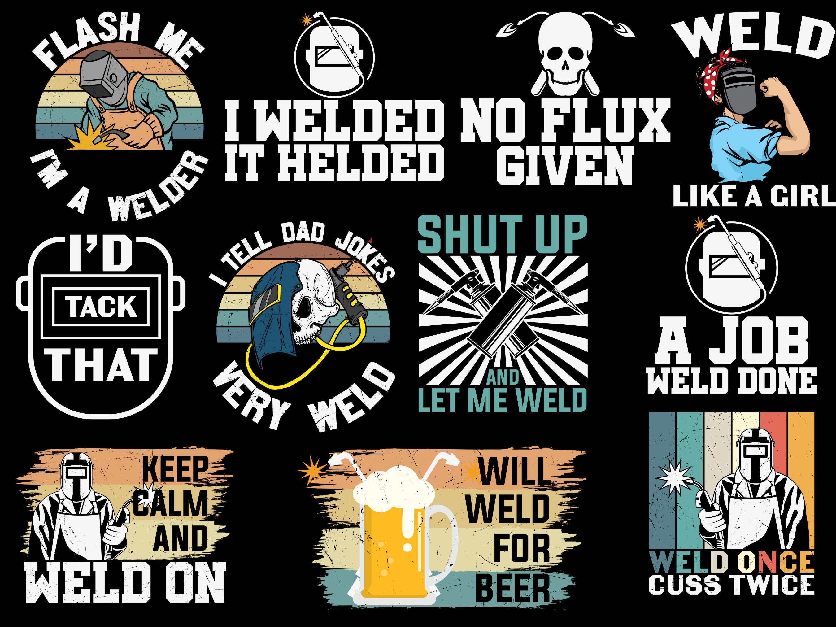 30 Bundle Design Png Eps Svg Werder Job Welding Printing - Etsy