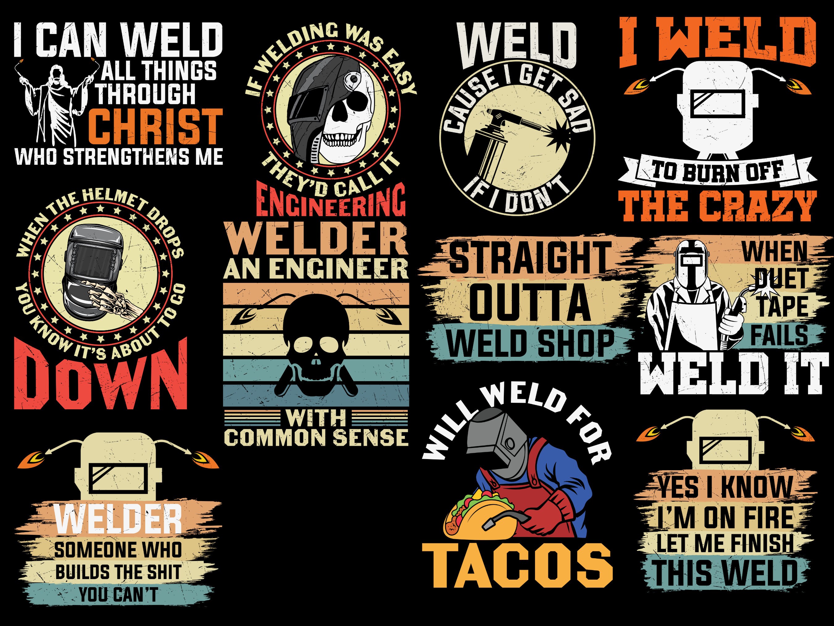 30 Bundle Design Png Eps Svg Werder Job Welding Printing - Etsy